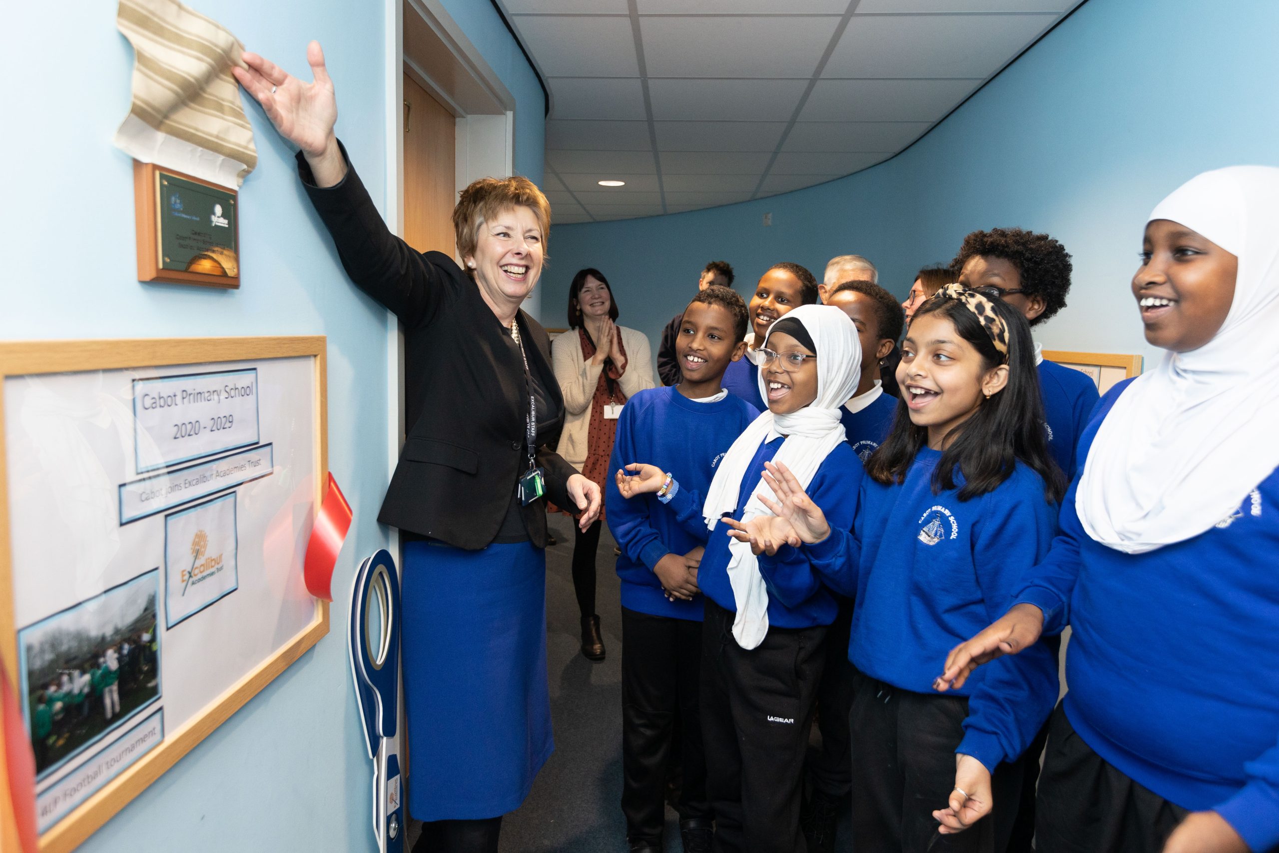 All smiles as Cabot Primary celebrates joining with Excalibur ...